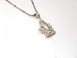 Sterling Silver Ganpati Idol Pendant